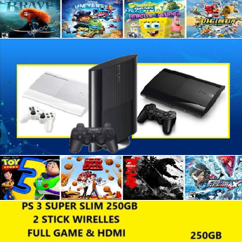 Jual PLAYSTATION,PS3 SUPER SLIM 500GB CFW VERSI TERBARU 4.90 | Shopee ...