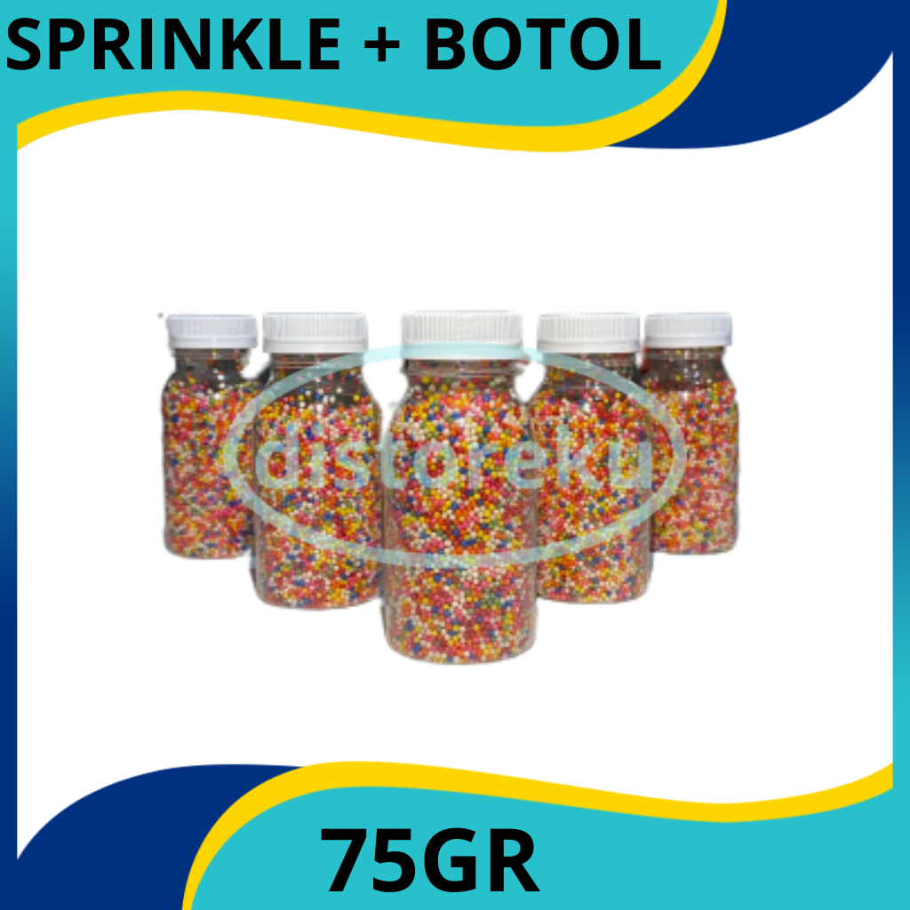 Jual SPRINGKEL 75GR BOTOL SPRINKEL SPRINKLE TRIMIT GULA HIASAN KUE ...
