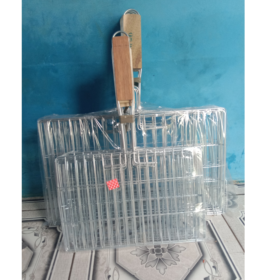 Jual Alat Penjepit Pembakaran ikan dan ayam/Alat Bakaran ikan dan ayam ...