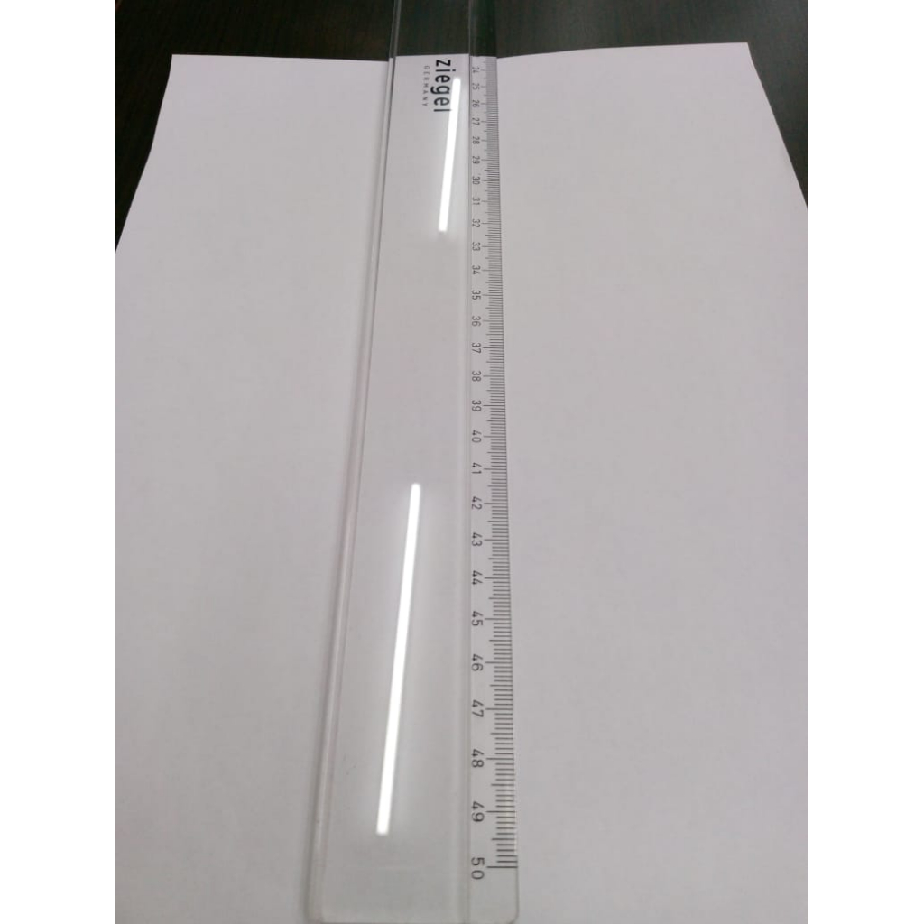 Jual Ziegel Flat Ruler 50cm/ Penggaris Ziegel 50cm | Shopee Indonesia