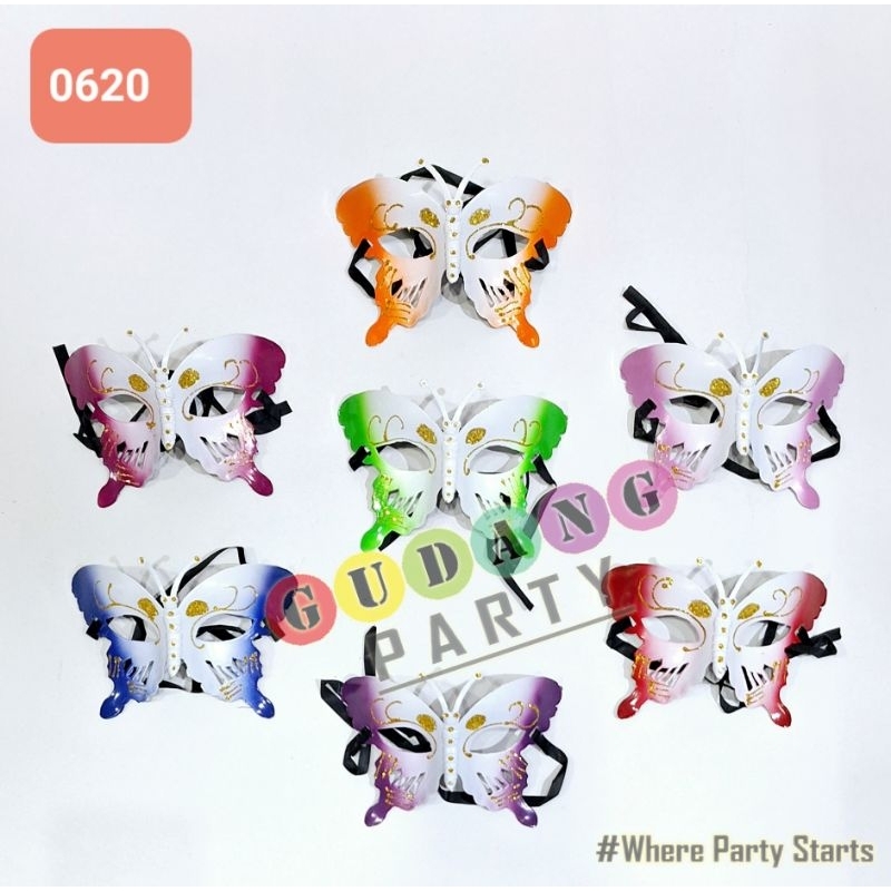 Jual Topeng Pesta/Party Mask/Topeng Half Face/Halloween Mask/Masquerade ...