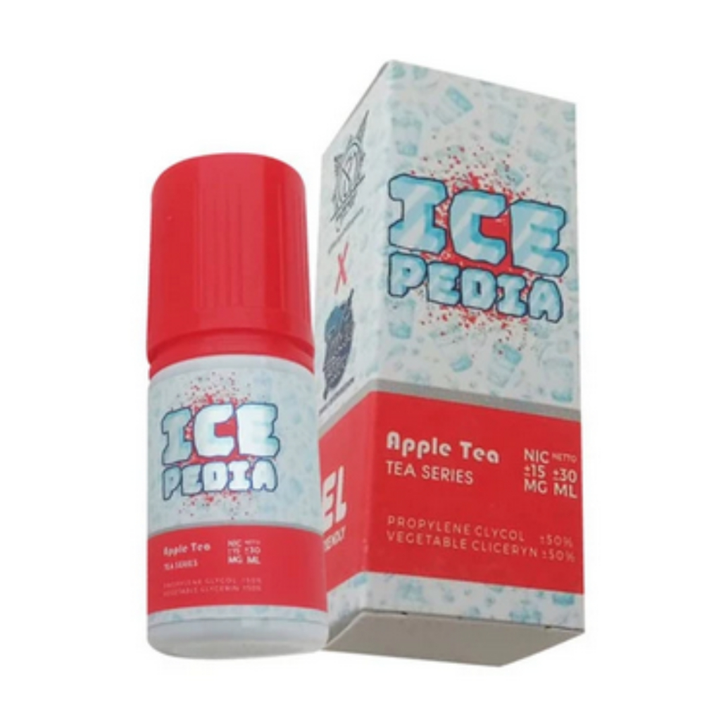 Jual ICE PEDIA Apple Tea Salt Nic E-Liquid 30ML 15MG | Shopee Indonesia