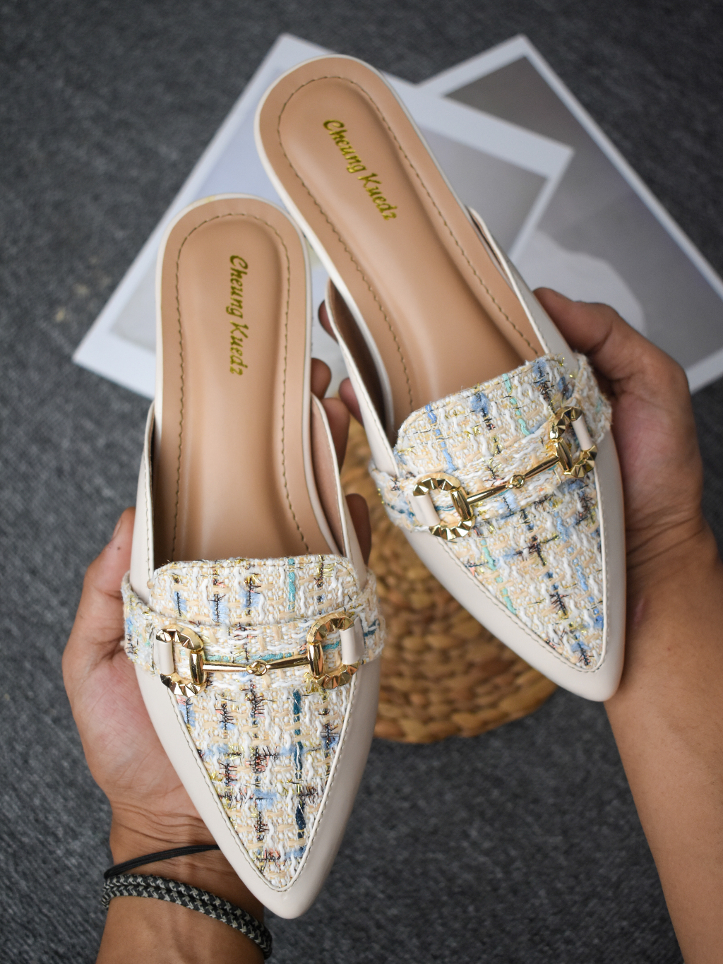 Jual Sendal Slop Mules Niken terbaru Footsteps Collection | Shopee ...