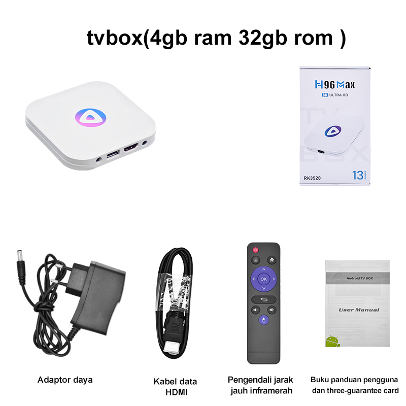 Jual KUCUU Android Tv Box Android 13 OS Ram 4gb Rom 32gb Wifi 5G/2.4G ...
