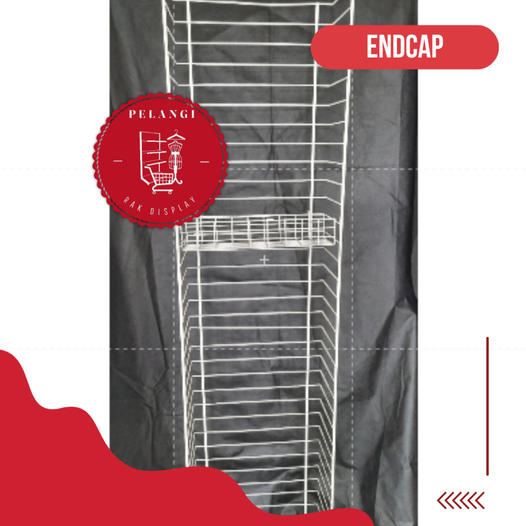 Jual Endcap / Keranjang Supermarket / Penutup Rak Supermarket / Rak ...