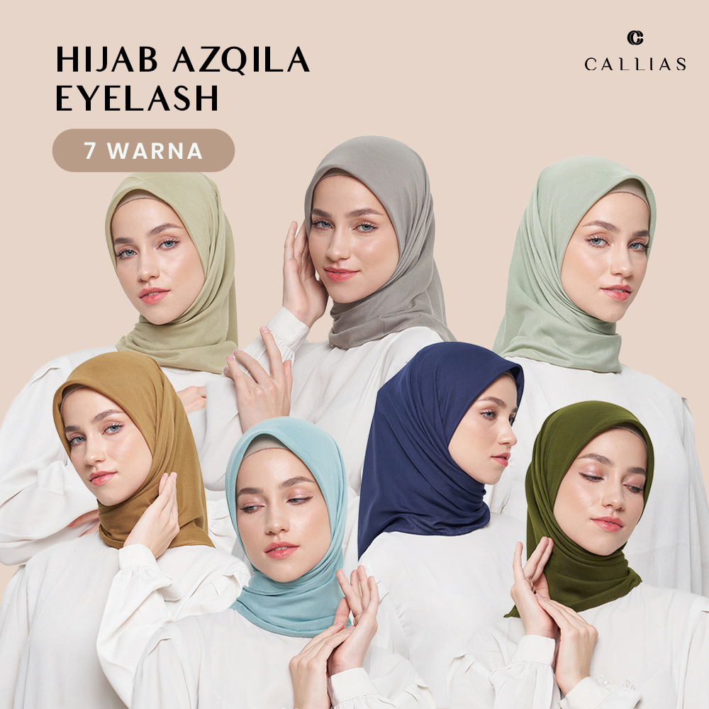 Jual Hijab Polos Persegi Azqila Eyelash Voal Premium Kerudung Jilbab ...