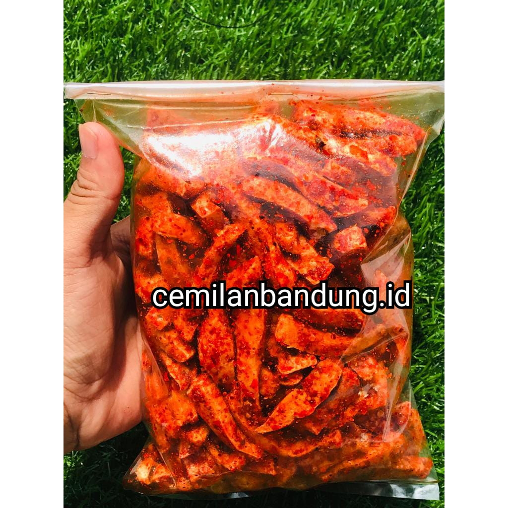 Jual 250gram basreng stik pedas daun jeruk | Shopee Indonesia