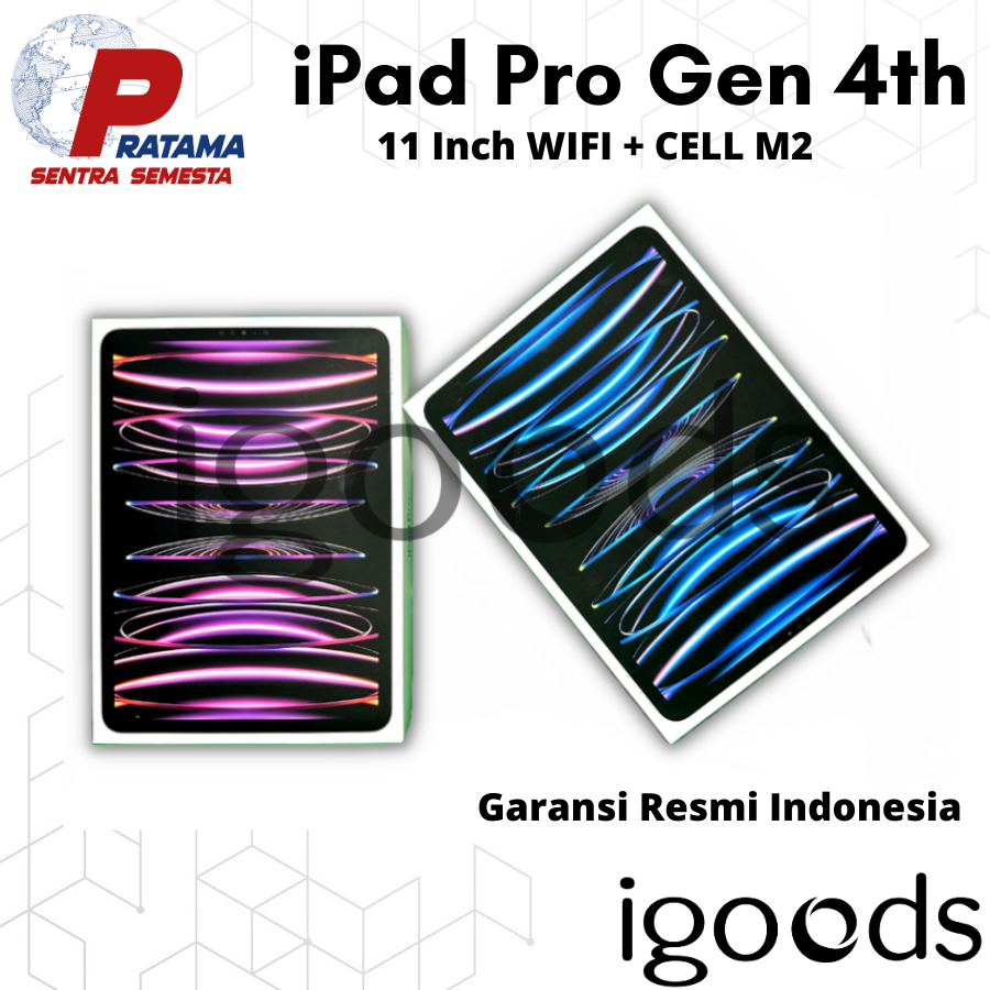 Jual Tab iPad Pro 11" 4th Generation M2 WiFi Cell 128GB 256GB 512GB 1TB ...