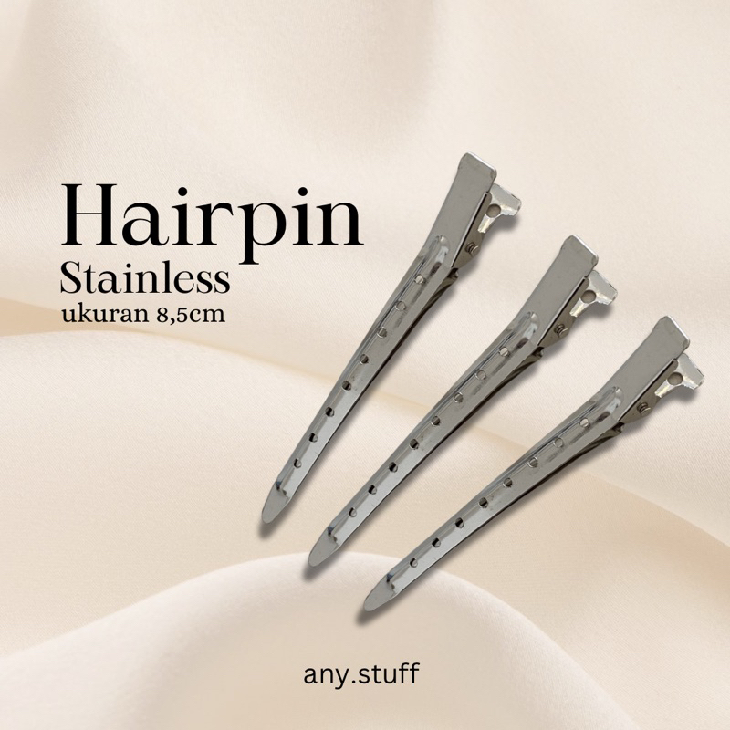 Jual Jepit Rambut Buaya Penjepit Roll Rambut Stainless Steel | Shopee ...