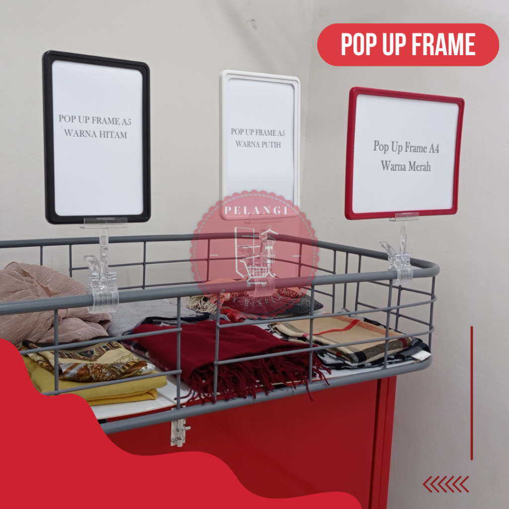 Jual Pop Up Frame Promotion Board A5 - A4 / Jepitan promo minimarket ...