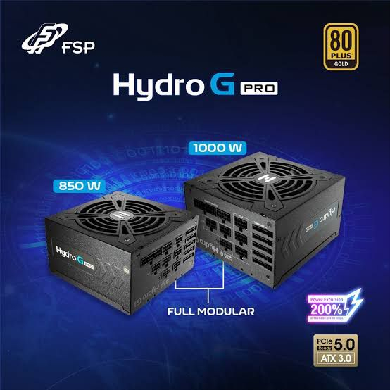 Jual FSP Hydro G PRO ATX3.0 PCIe5.0 1000W - 80+ GOLD Fully Modular PSU | Shopee Indonesia