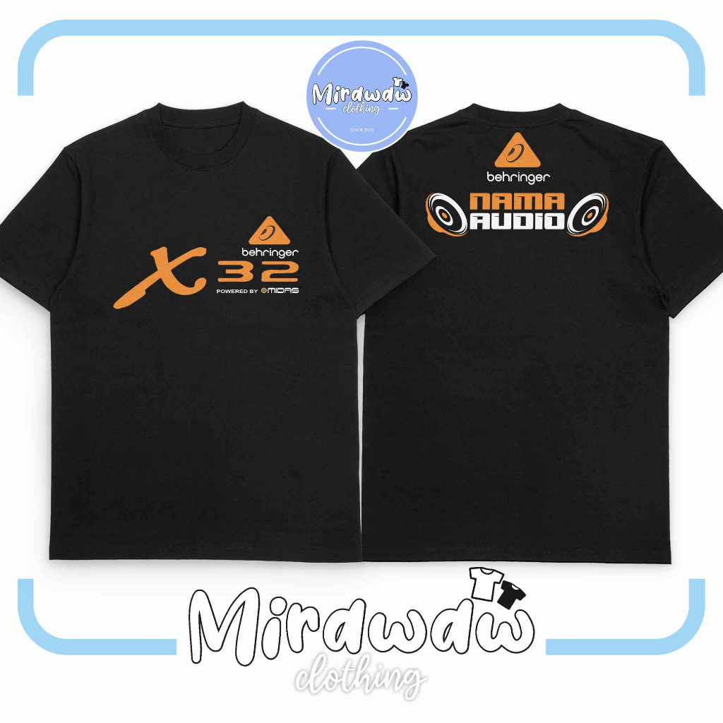 Jual Kaos Baju Audio Behringer X32 Midas Operator Sound System Gratis ...