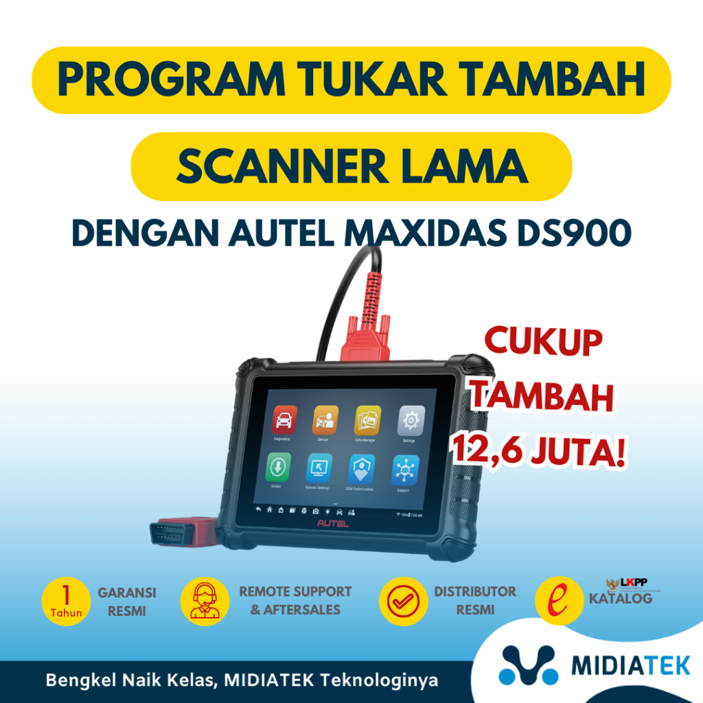 Jual Program Tukar Tambah Scanner Lama ke AUTEL MaxiDAS DS900 | Shopee Indonesia