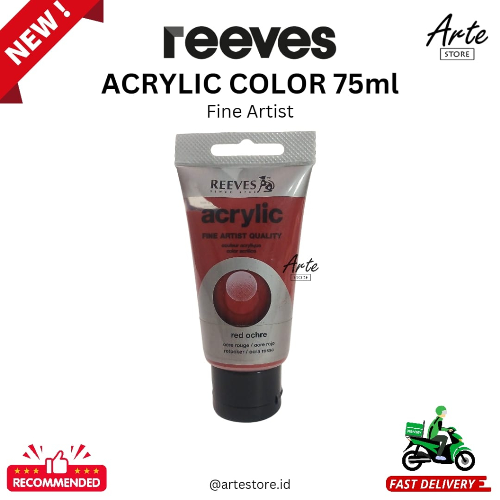 Jual Cat Acrylic Reeves Red Ochre 75ml | Shopee Indonesia