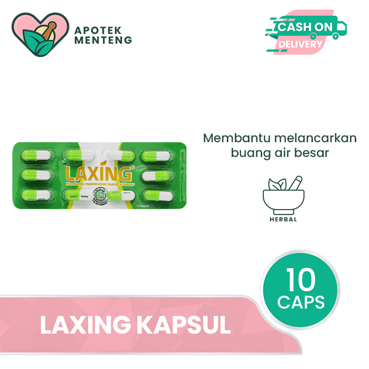 Jual Laxing 10 Kapsul - Obat Pencahar / Sembelit / Konstipasi | Shopee ...