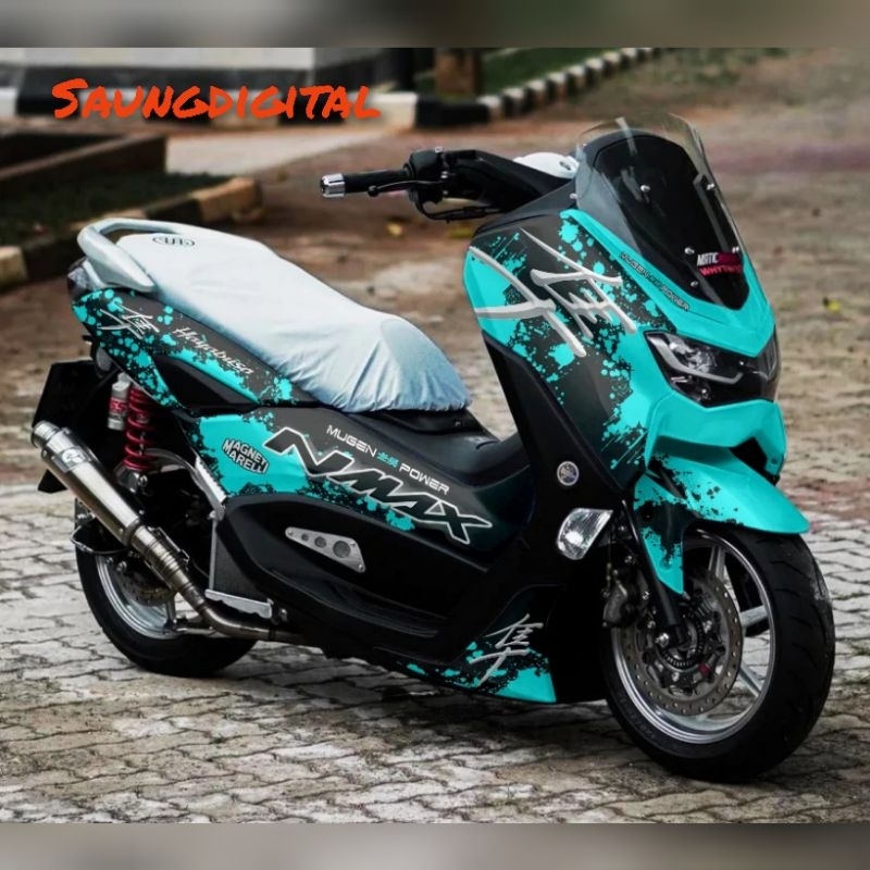 Jual decal full body nmax motip hayabusa terbaru sticker variasi motor ...