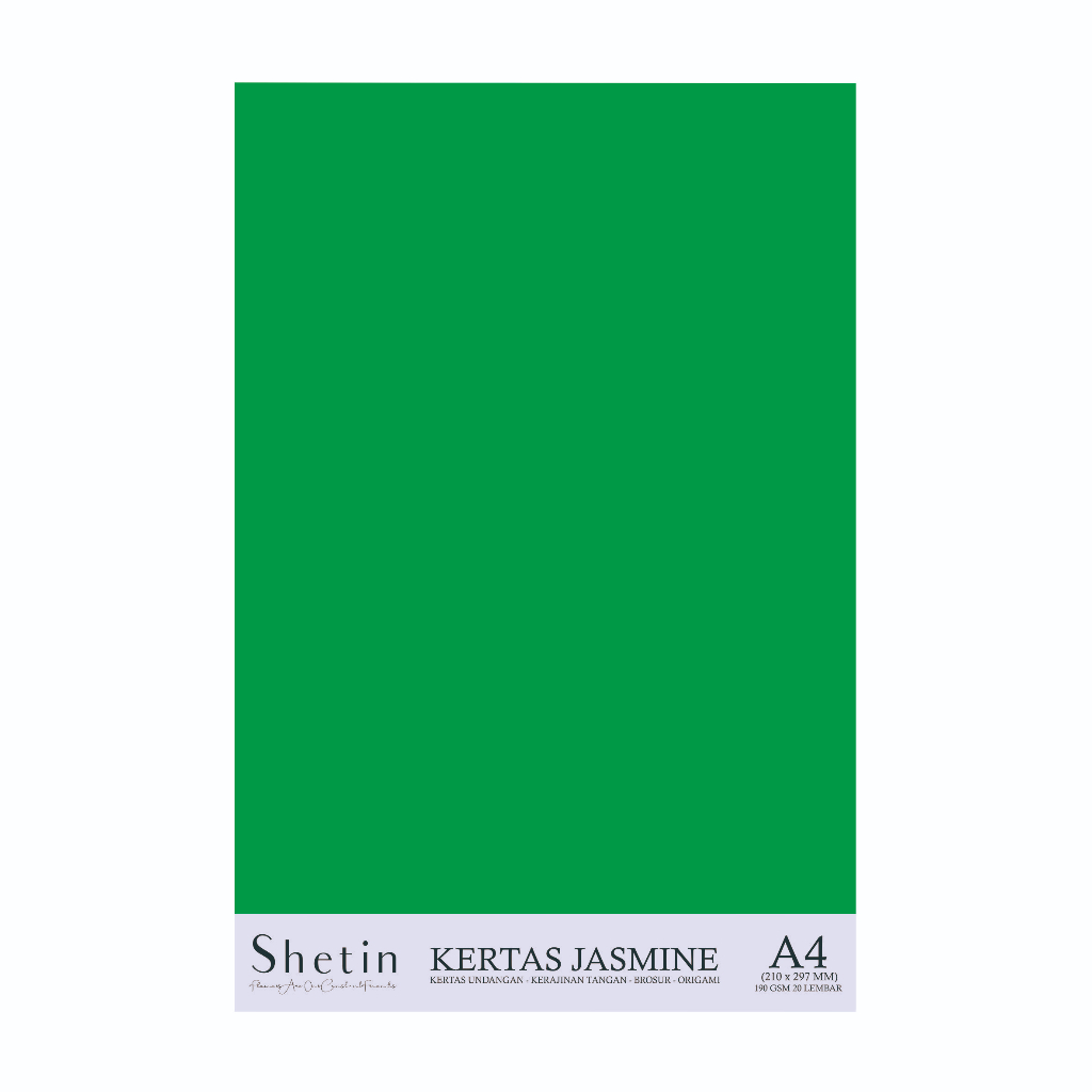 Jual Shetin Kertas Jasmine A4 Hijau Aqua Forest 220 Gsm Paper Flower ...