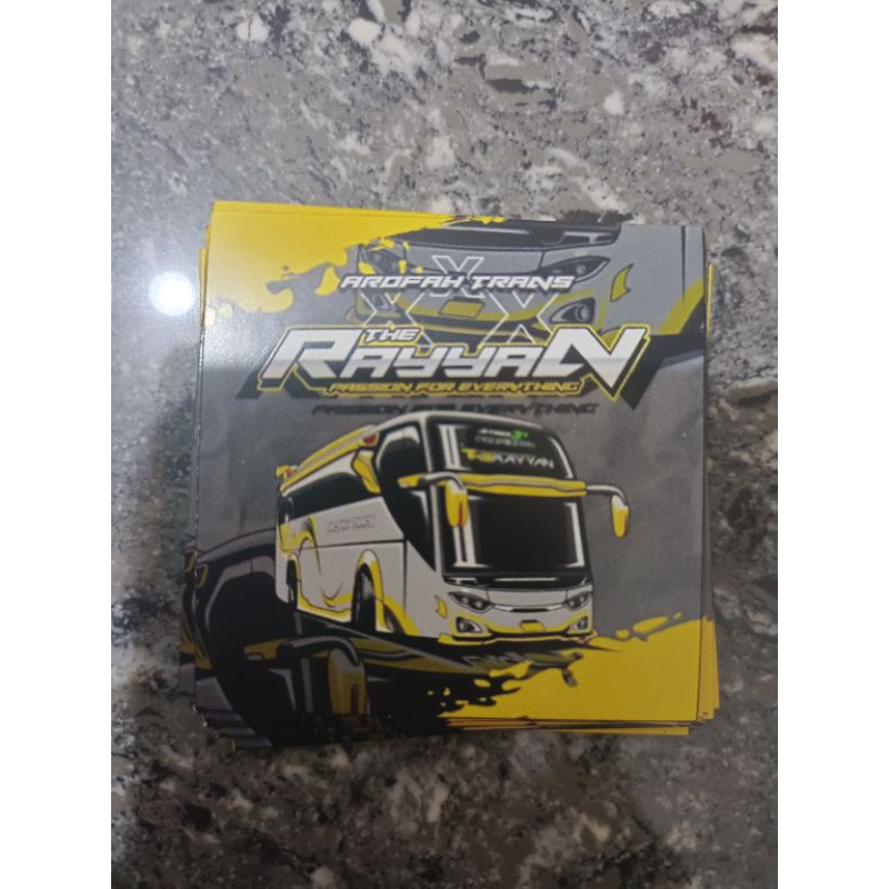 Jual stiker bus arofah trans asli isi 52 pcs | Shopee Indonesia