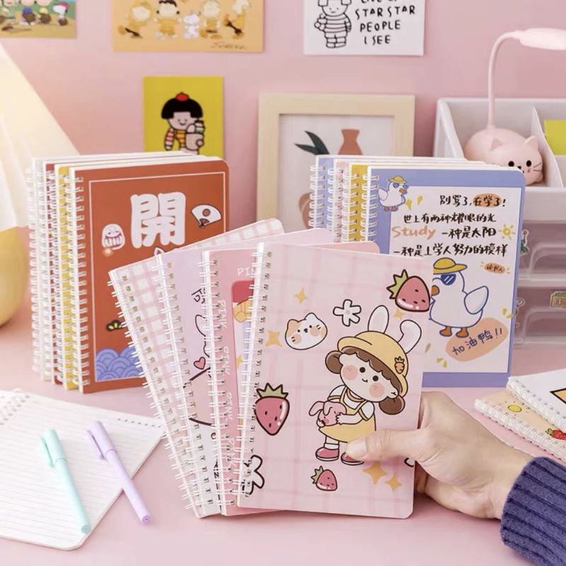Jual NOTEBOOK BERGARIS UKURAN A5 MOTIF AESTHETIC | DIARY BOOK | BUKU ...