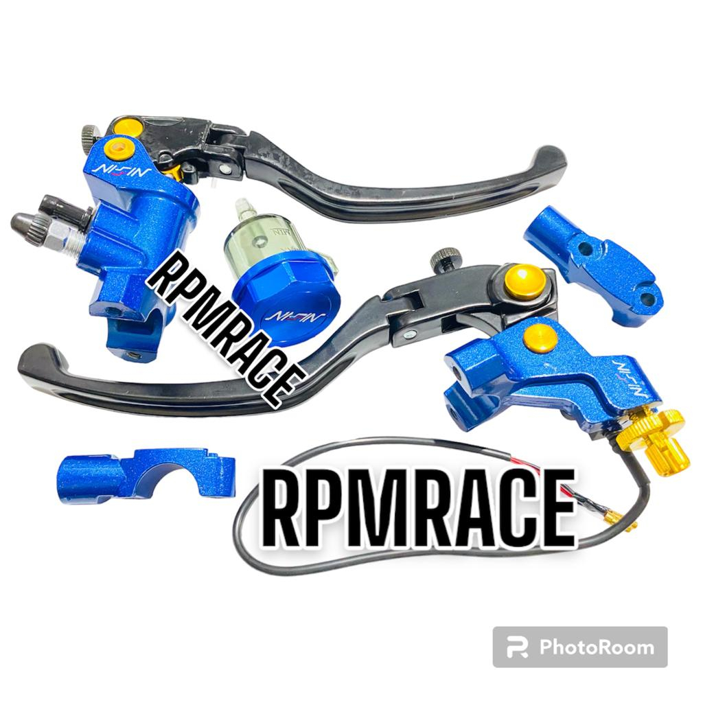 Jual master rem nss tabung bulat handle set kiri kanan lipat universal ...