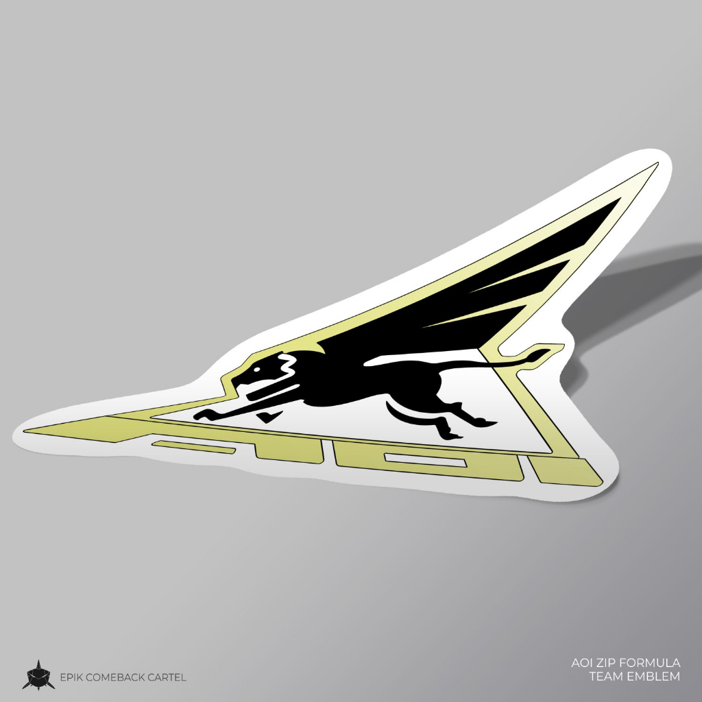 Jual Emblem Logo Sticker Cyber Formula - AOI ZIP FORMULA | Shopee Indonesia