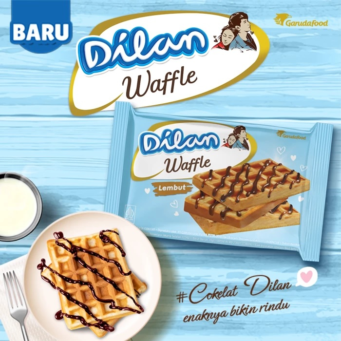Jual Dilan Chocolate Waffle 24gram | Shopee Indonesia