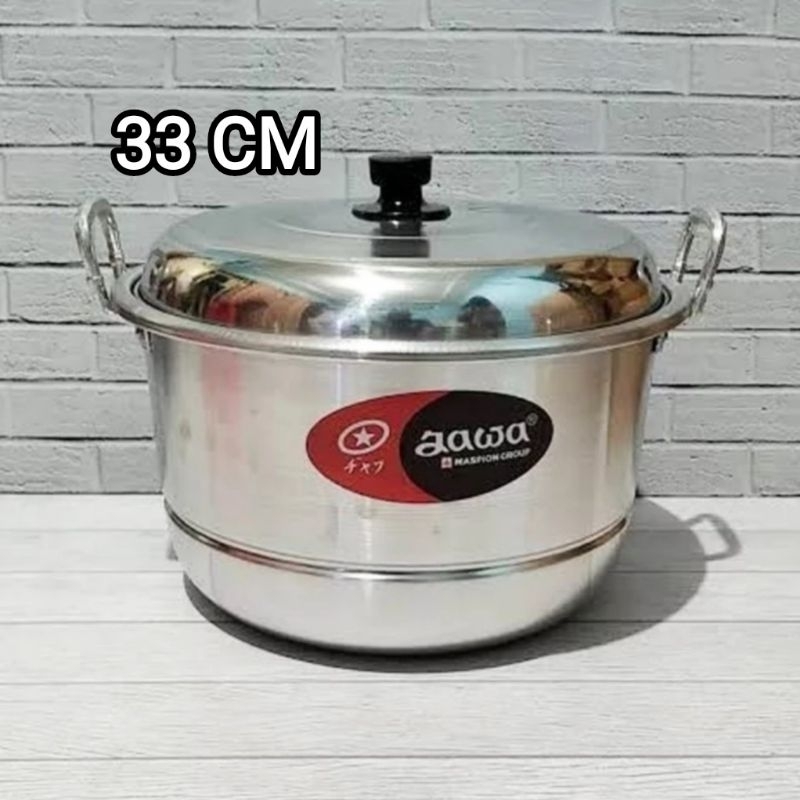 Jual Panci kukusan jawa 33 cm/panci dandang/panci serbaguna | Shopee ...
