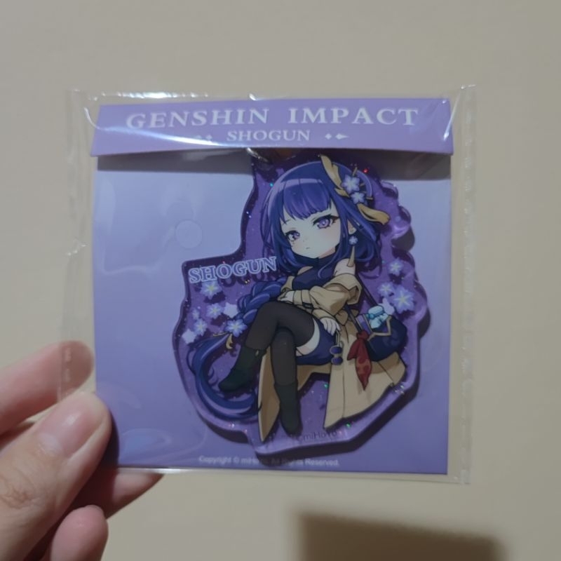 Jual Genshin Impact Korea Popup Store - Raiden Shogun Acrylic Keychain ...