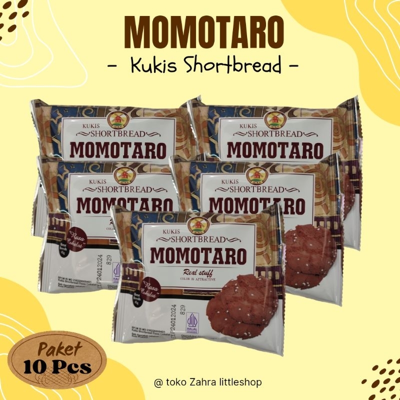 Jual Aoka Momotaro Kukis Shortbread Coklat 10pcs | Shopee Indonesia