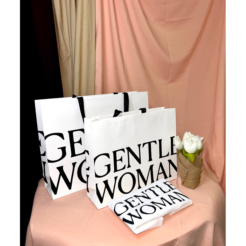 Jual Paper Bag GENTLE WOMAN Paper Bag Pembungkus Kado | Shopee Indonesia