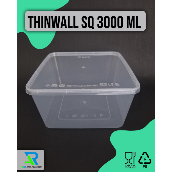 Jual Thinwall SQ (Square) 3000 ml KCS - 1 pack isi 25 pcs | Shopee ... Jual Thinwall SQ (Square) 3000 ml KCS - 1 pack isi 25 pcs | Shopee ...