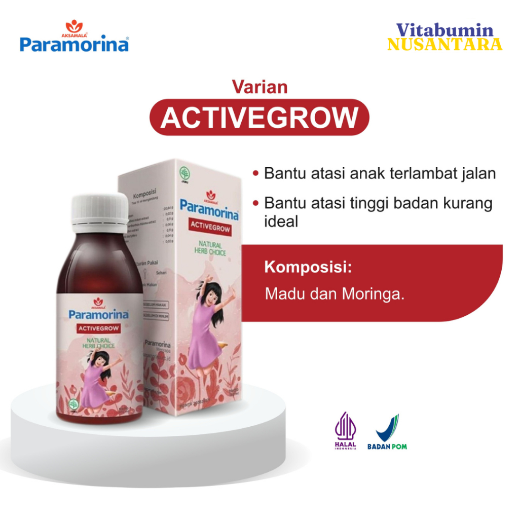 Jual PARAMORINA ACTIVE GROW 100 ml - Madu Membantu Mengatasi Anak ...