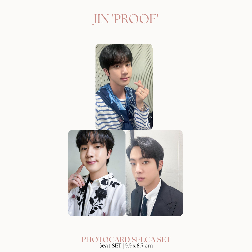 Jual PHOTOCARD BTS SELCA PROOF YET TO COME (ISI 3 PCS + LAMINASI 2 SISI ...