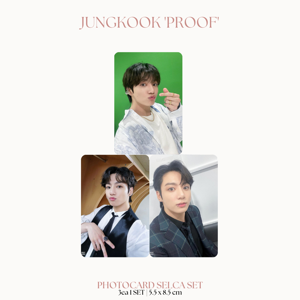 Jual PHOTOCARD BTS SELCA PROOF YET TO COME (ISI 3 PCS + LAMINASI 2 SISI ...
