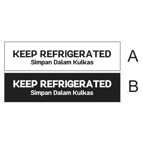 Jual sticker keep refrigerated | Shopee Indonesia