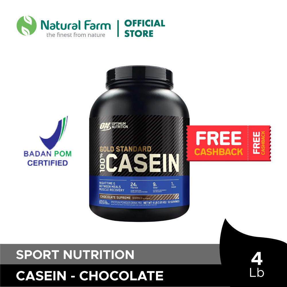 Jual Optimum Nutrition Gold Standard Casein 3.97 Lb | Shopee Indonesia