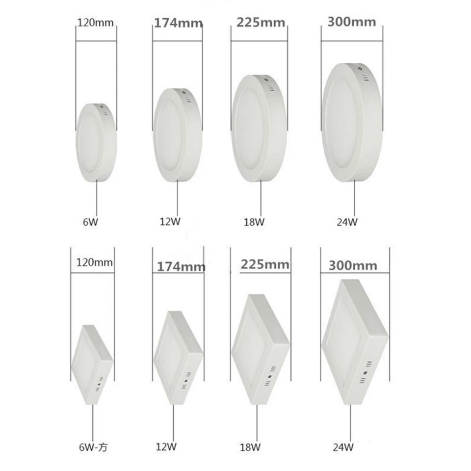 Jual Lampu downlight panel led 12w outbow OB Bulat 12 watt w 12watt Tempel Hias Plafon Dak cor ...