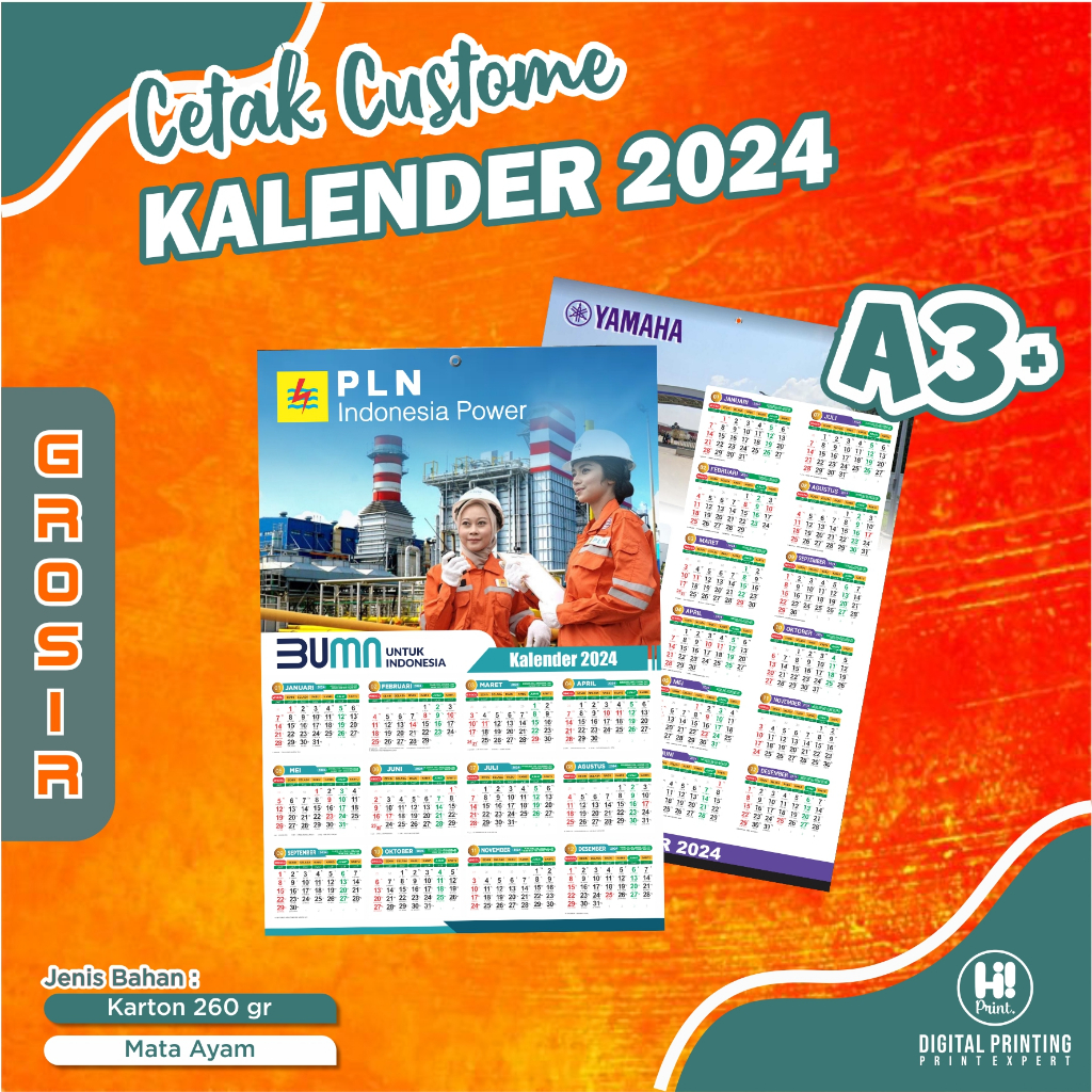 Jual Kalender Dinding Custom Desain | Shopee Indonesia