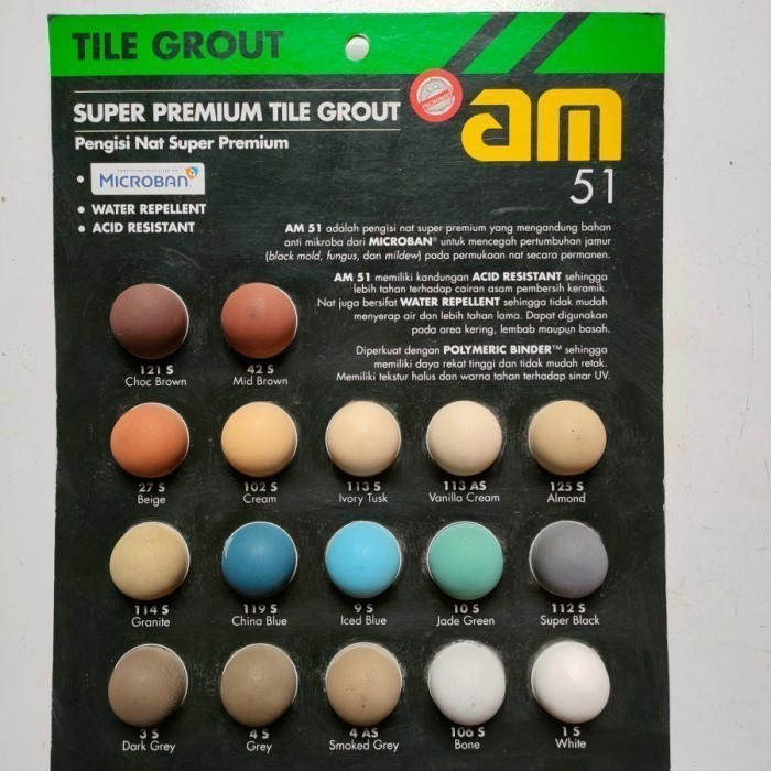 Jual Semen Nat Kedap Air AM 51 @1Kg - Super Black | Shopee Indonesia