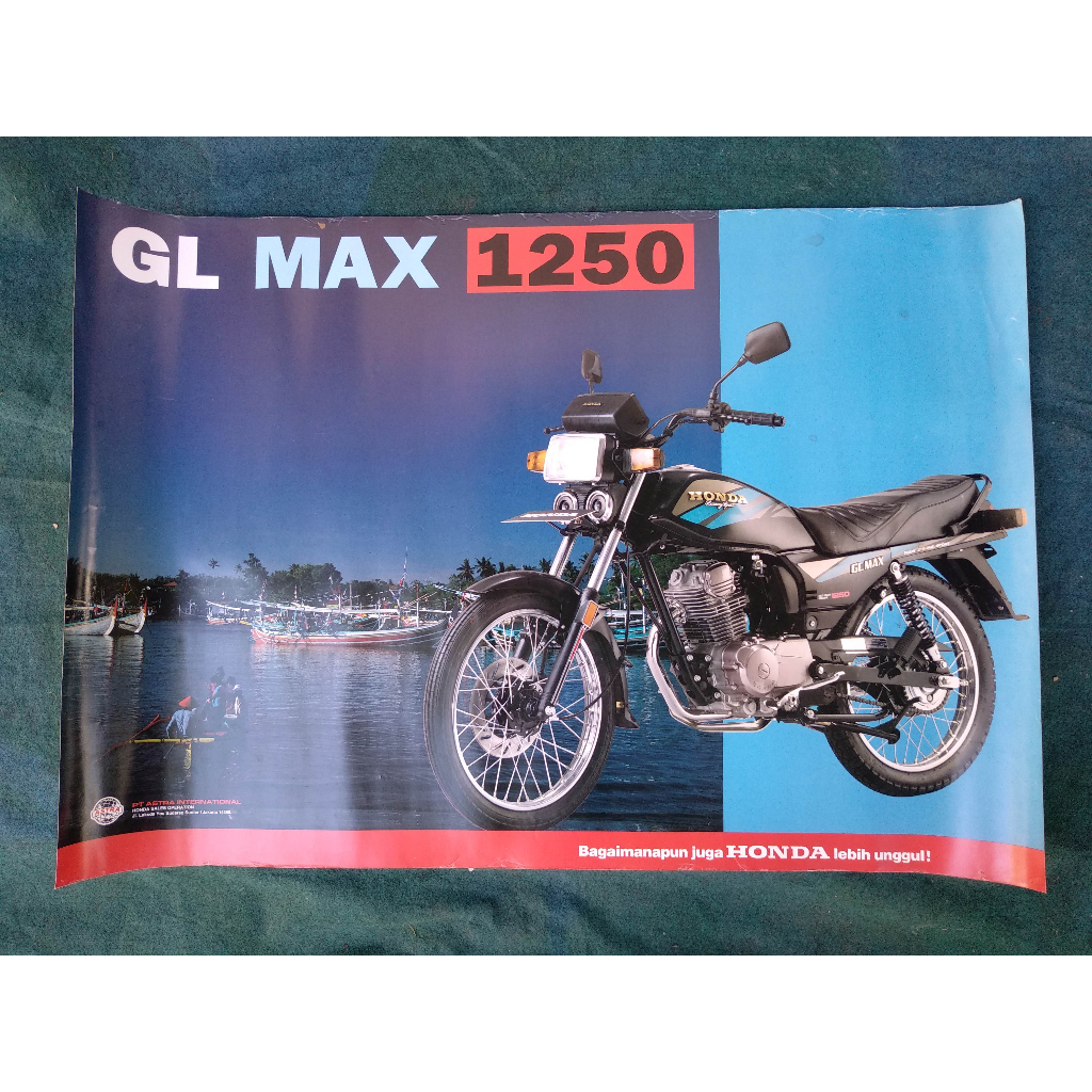 Jual Poster iklan honda gl max original astra NOS | Shopee Indonesia
