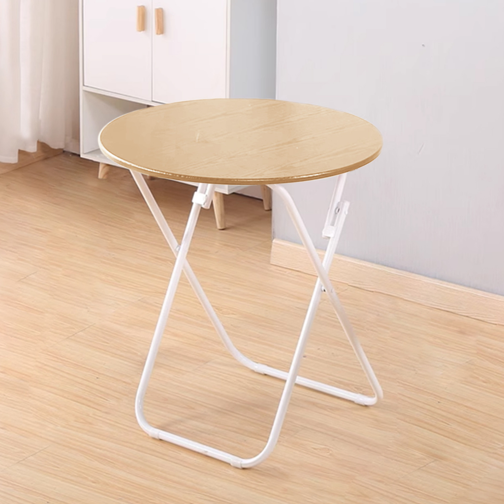 Jual Meja Lipat Portable / Meja Lipat Bulat Diameter 60cm / Meja Makan ...