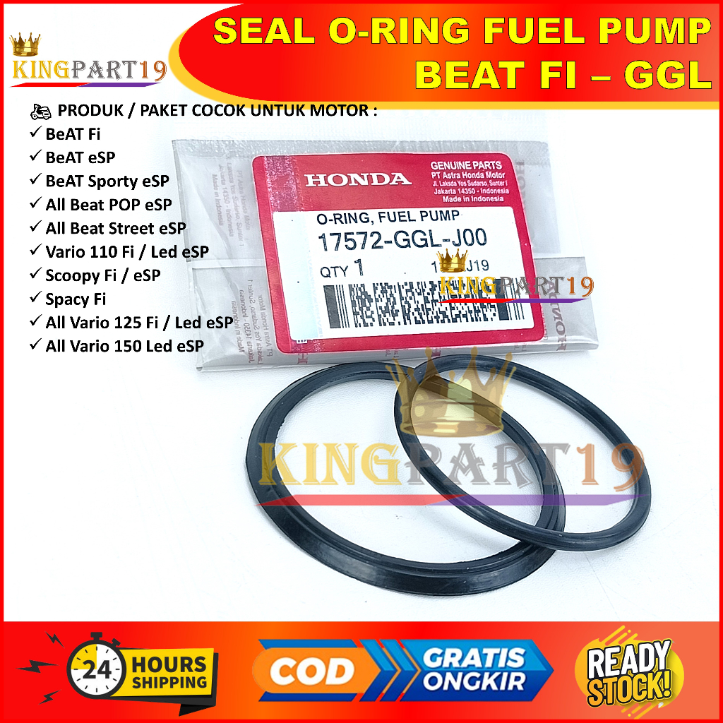 Jual Seal Plus Oring Fuel Pump Beat Fi Vario125 Spacy fi Scoopy Vario ...