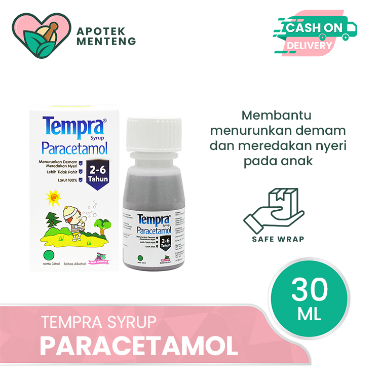 Jual Tempra Syrup 30 mL - Pereda Demam dan Nyeri Khusus Anak-anak ...
