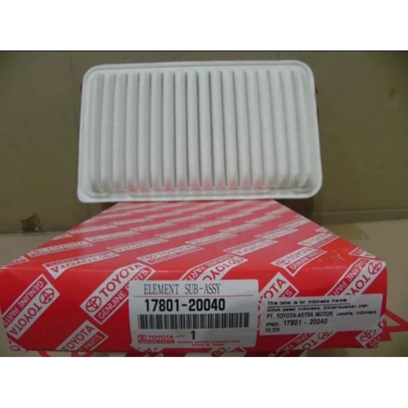 Jual filter udara Toyota Harrier gen 2 ACU30 2400cc 17801-20040 ORI ...