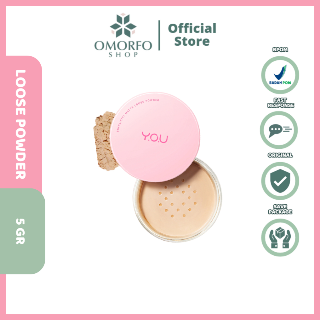 Jual [Omorfo] YOU Simplicity Matte Loose Powder | Shopee Indonesia