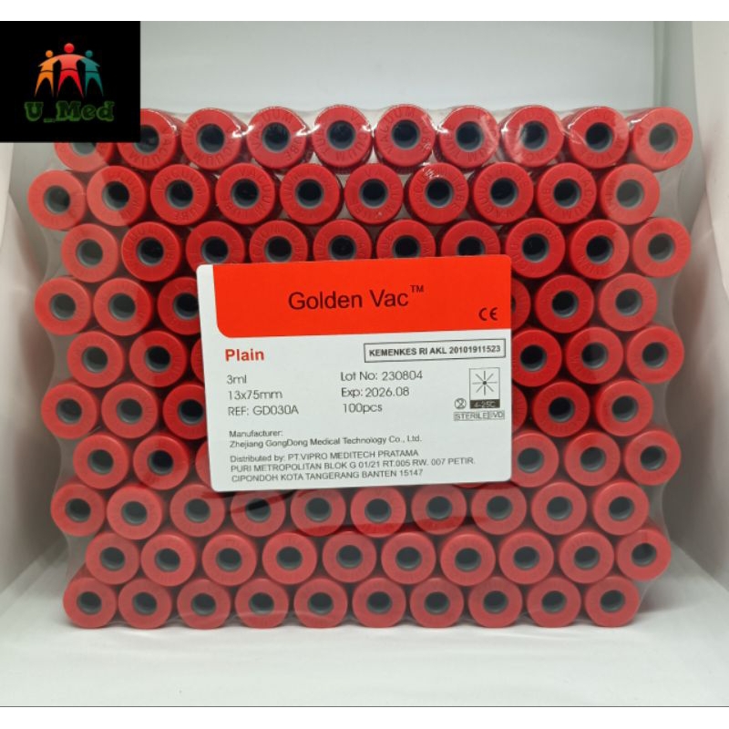 Jual Tabung Plain Golden Vac | Shopee Indonesia