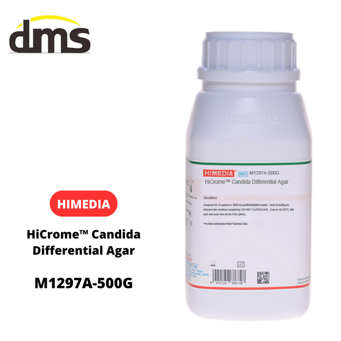 Jual HiCrome™ Candida Differential Agar M1297A-500G Himedia | Shopee ...