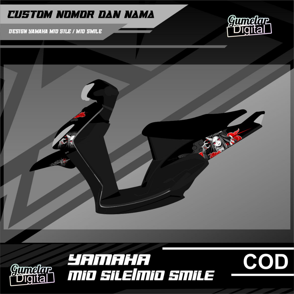 Jual STRIPING SIMPEL YAMAHA MIO SILE MIO SMILE NEZUKO DEMON MODE SUDAH ...