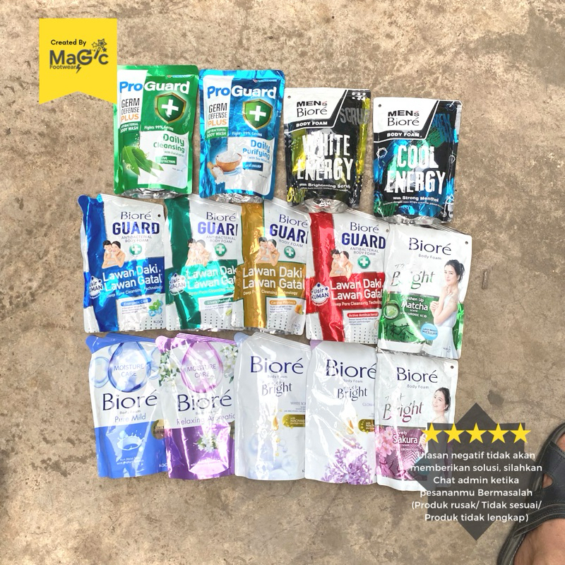 Jual Live - Sabun Mandi Cair 400ml 450ml - Biore Pro guard | Shopee ...