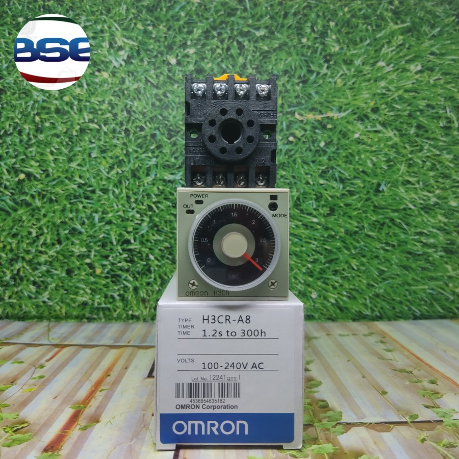 Jual timer h3cra8 omron h3cr a8 sudah free socket | Shopee Indonesia